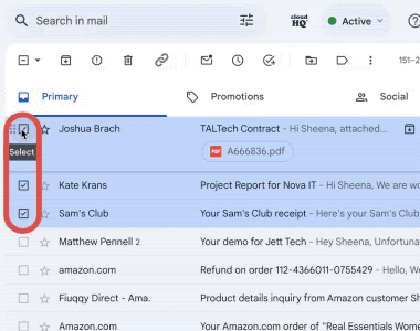 Share Emails via Link